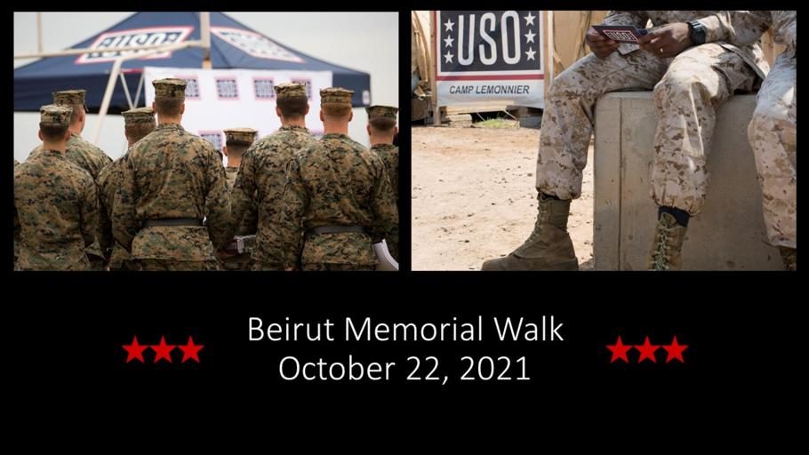 Beirut Memorial Virtual Walk | Announcements | Beirut Veterans of America